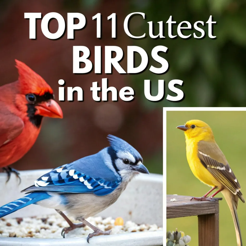 Top 11 Cutest Birds in the US: America's Feathered Friends