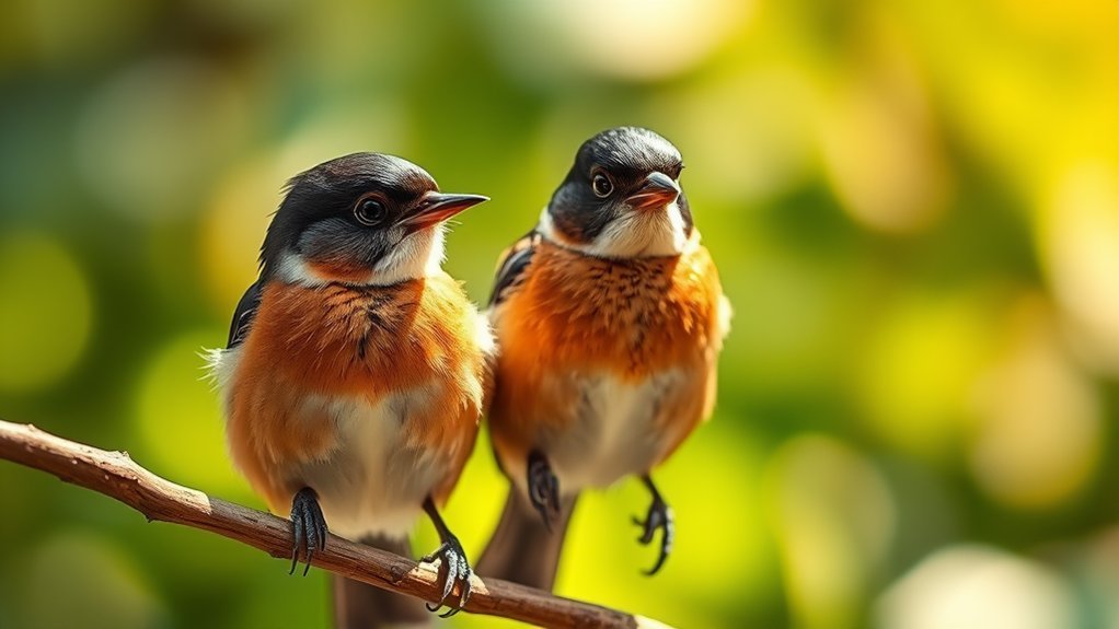 Identifying Small Birds With Black Heads and Brown Bodies
