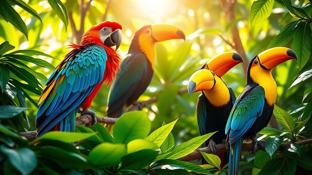 Cute and Colorful: Exploring Beautiful Exotic Birds