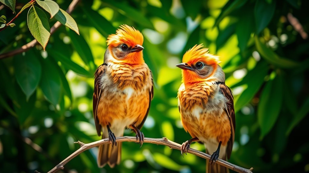 Birds With Orange Heads: Identification and Facts