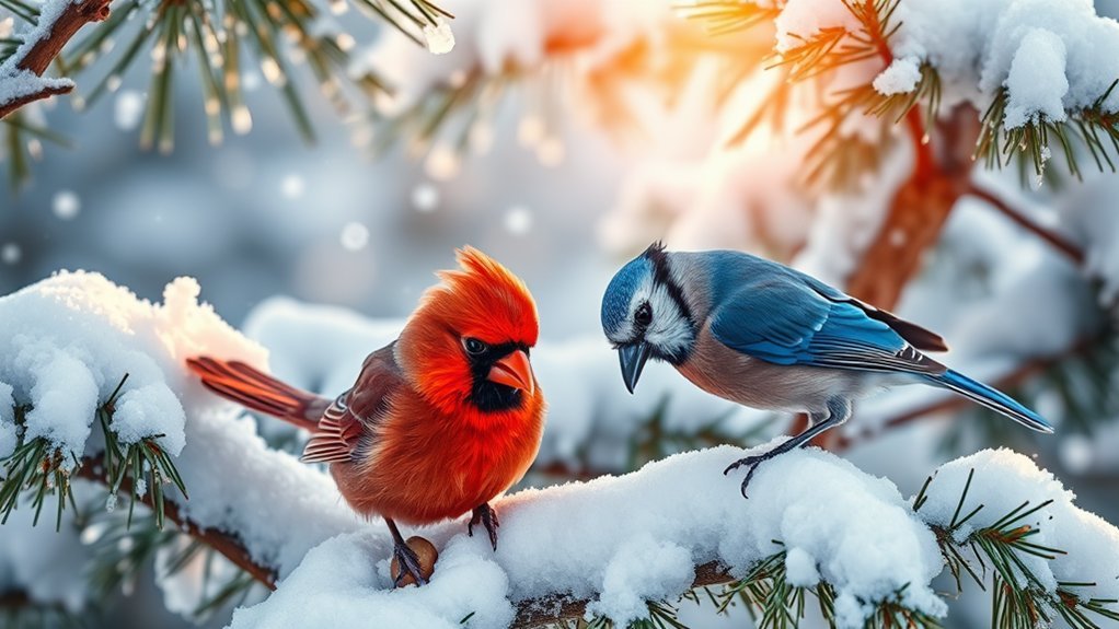 How Birds Survive Winter: Adaptations and Behaviors